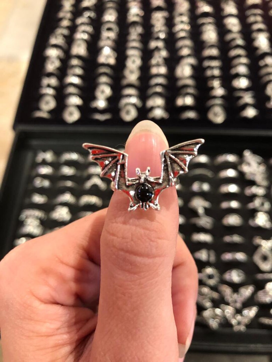 Bat Ring - Etsy