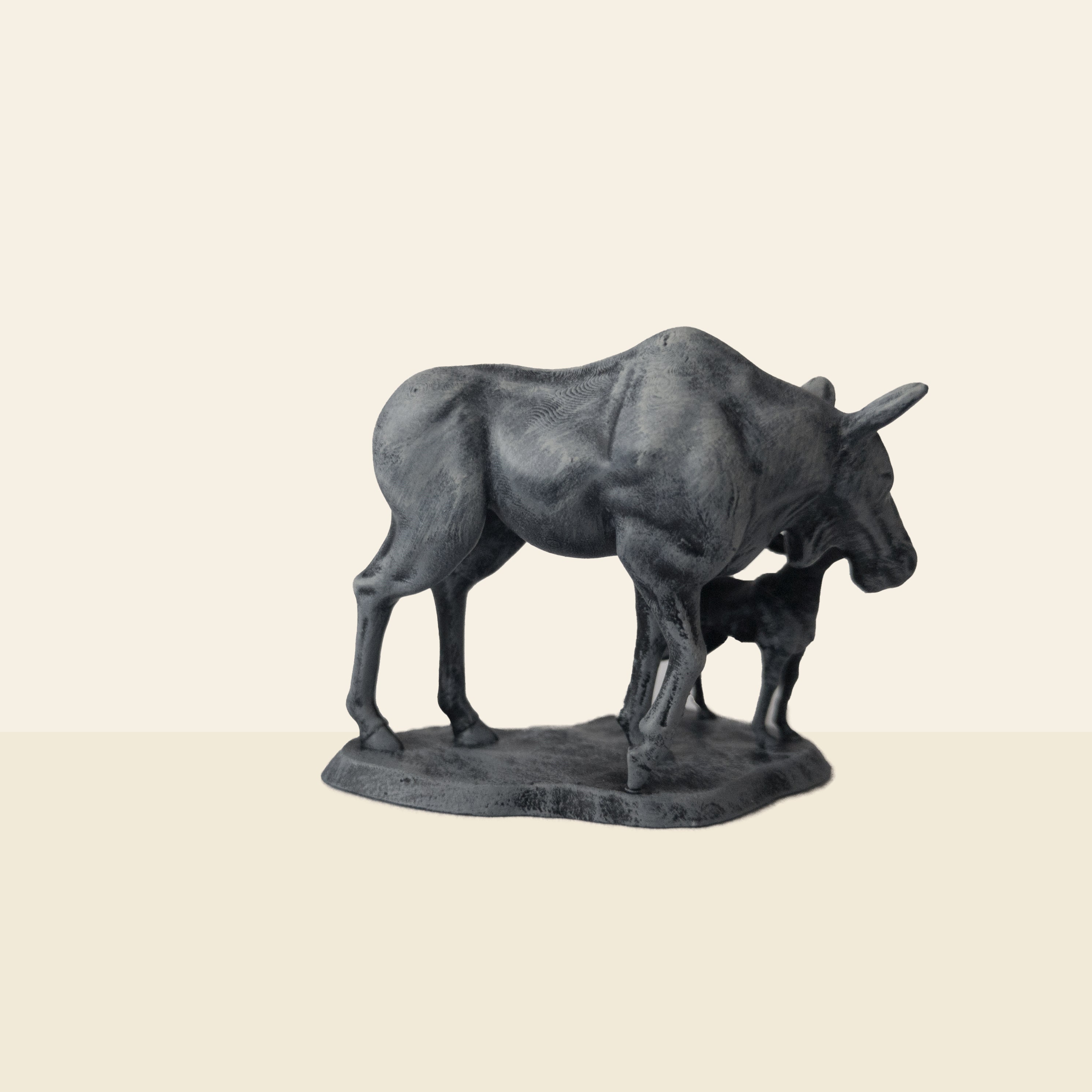 Moeder Eland Met Baby Miniatuur Voor Tabletop Games - Etsy