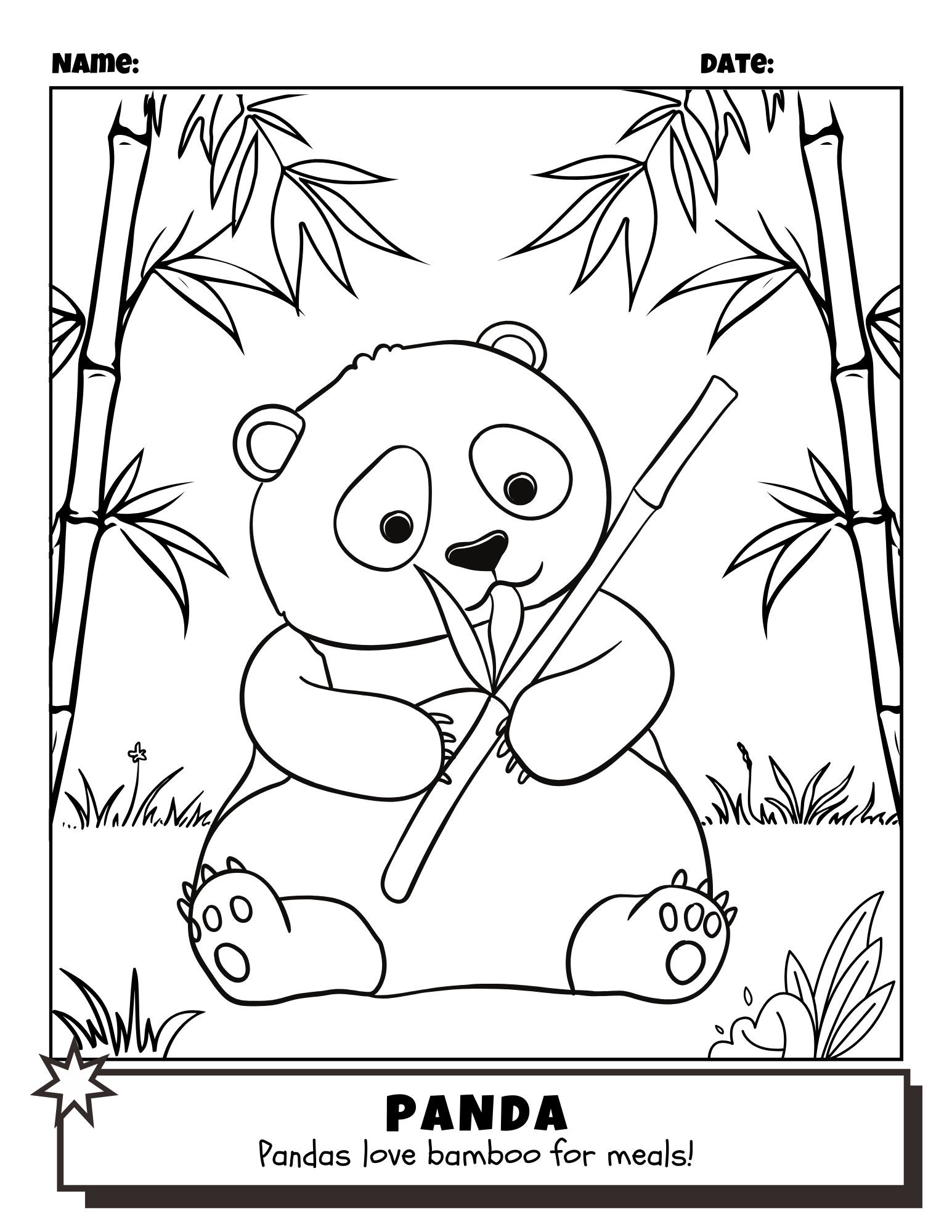PDF Coloring Pagesanimal Cartoon Coloring Journey: A Fun & Educational ...