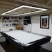Modern LED Pool Table Light 7' 8' 9' Perimeter Billiard Lighting Table ...