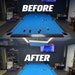 9ft-perimeter LED Billiard Pool Table Light - Modern Design Game Room ...