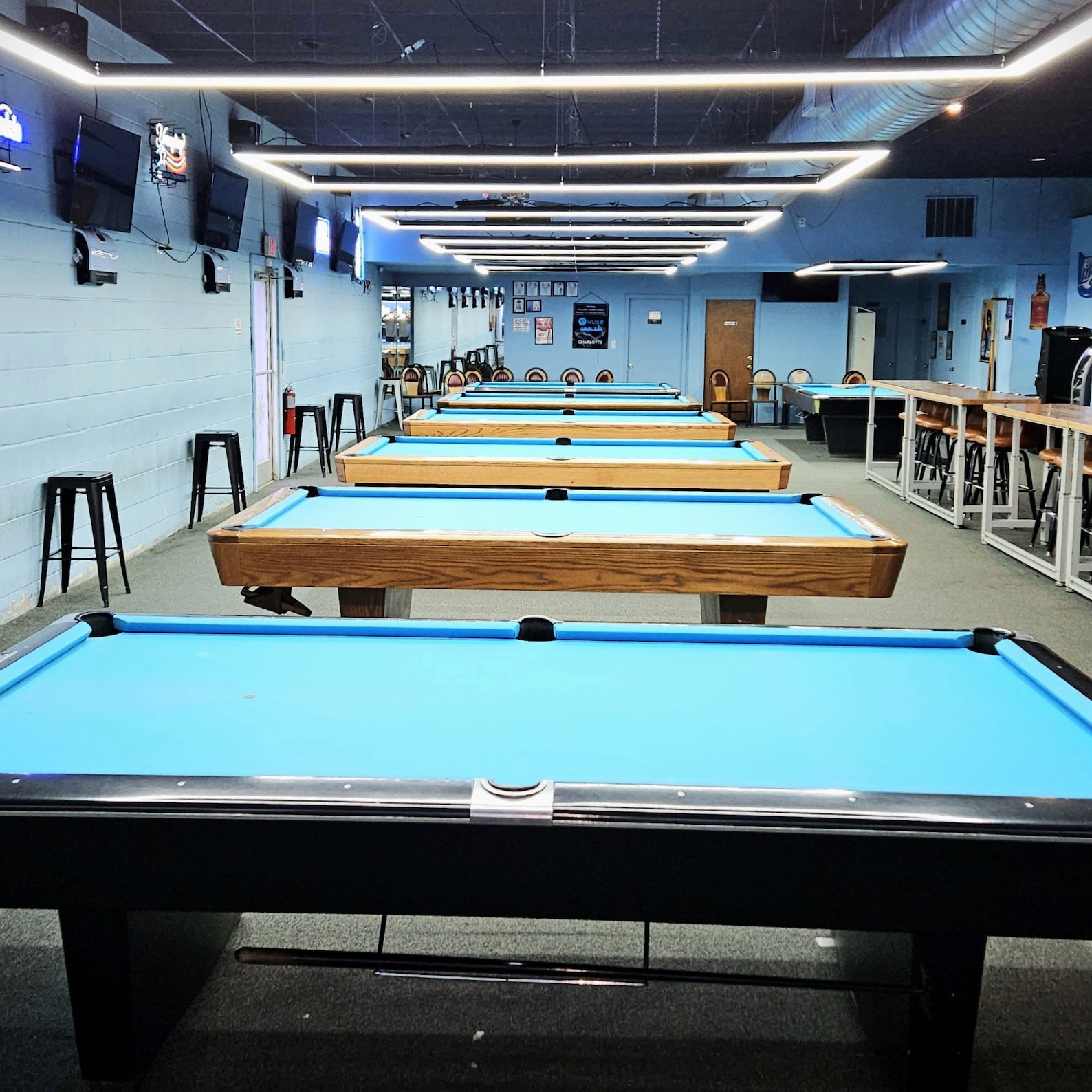 9ft-perimeter LED Billiard Pool Table Light - Modern Design Game Room ...