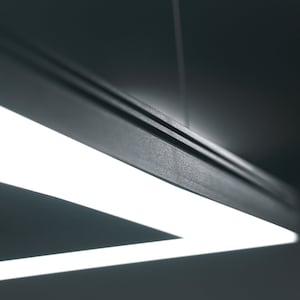 9ft-perimeter LED Billiard Pool Table Light - Modern Design Game Room ...