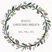 Rustic Christmas Wreath | Wreath SVG | Festive Svg | Holiday Wreath ...
