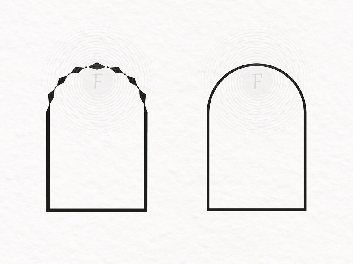 Arch SVG, Arch Svg Bundle, Arch Wedding Invitation Template, Arch Shape ...