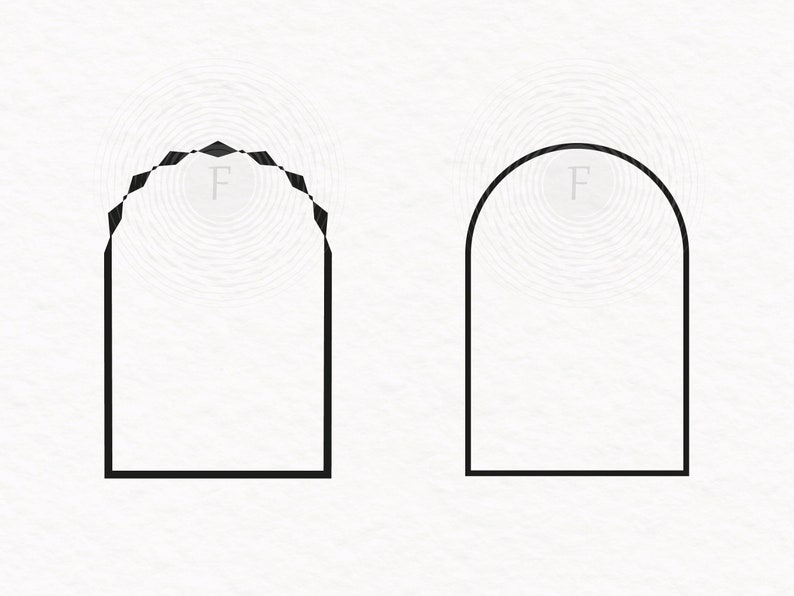 Arch SVG, Arch Svg Bundle, Arch Wedding Invitation Template, Arch Shape ...