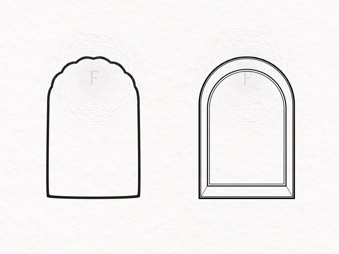 Arch SVG, Arch Svg Bundle, Arch Wedding Invitation Template, Arch Shape ...