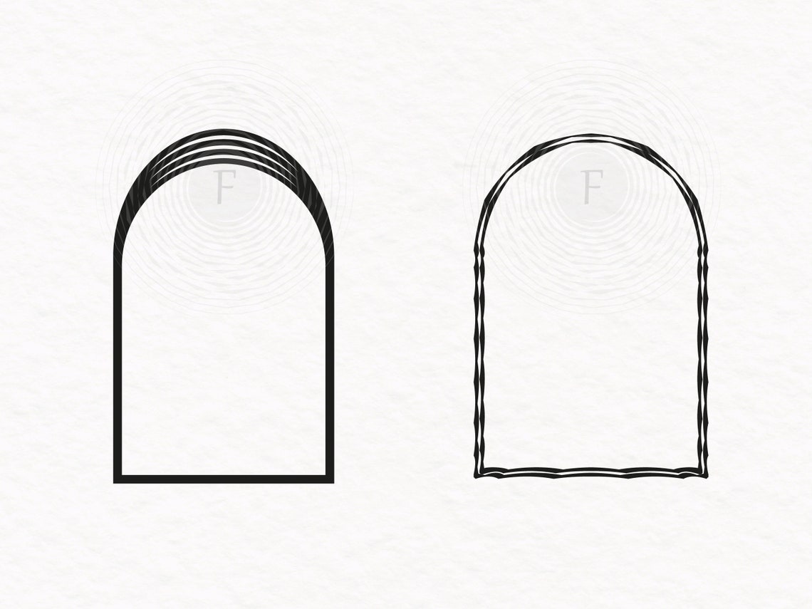 Arch SVG, Arch Svg Bundle, Arch Wedding Invitation Template, Arch Shape ...