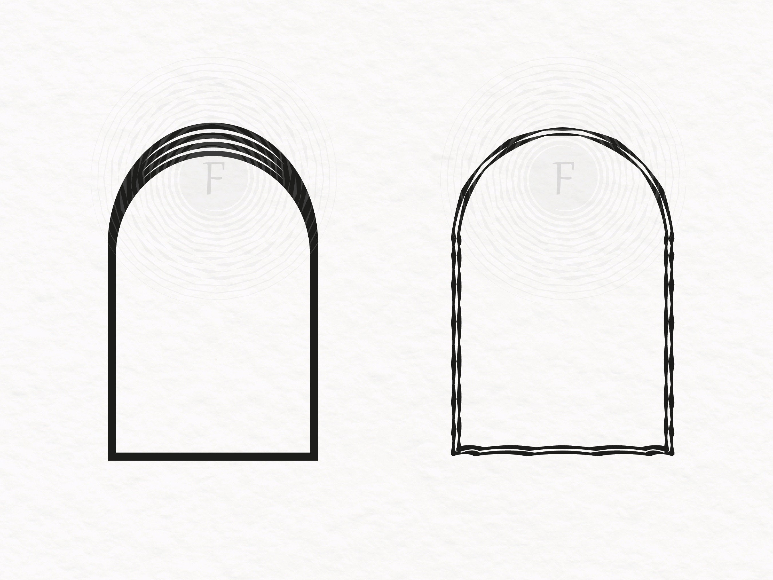 Arch SVG, Arch Svg Bundle, Arch Wedding Invitation Template, Arch Shape ...