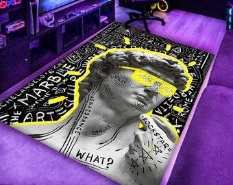 David Statue Rug - Etsy