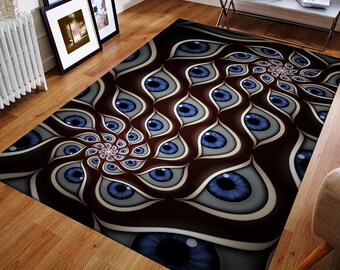Abstract Eye Rug - Etsy
