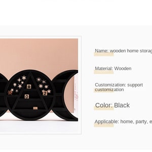 Wooden Moon Crystal, Moon Frame, Crystal Frame - Etsy