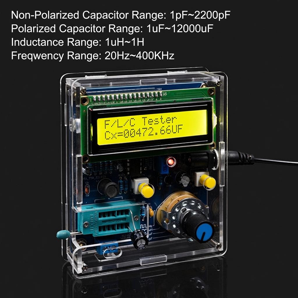 Characters DIY LC Frequency Inductance Capacitance Meter Kit ...