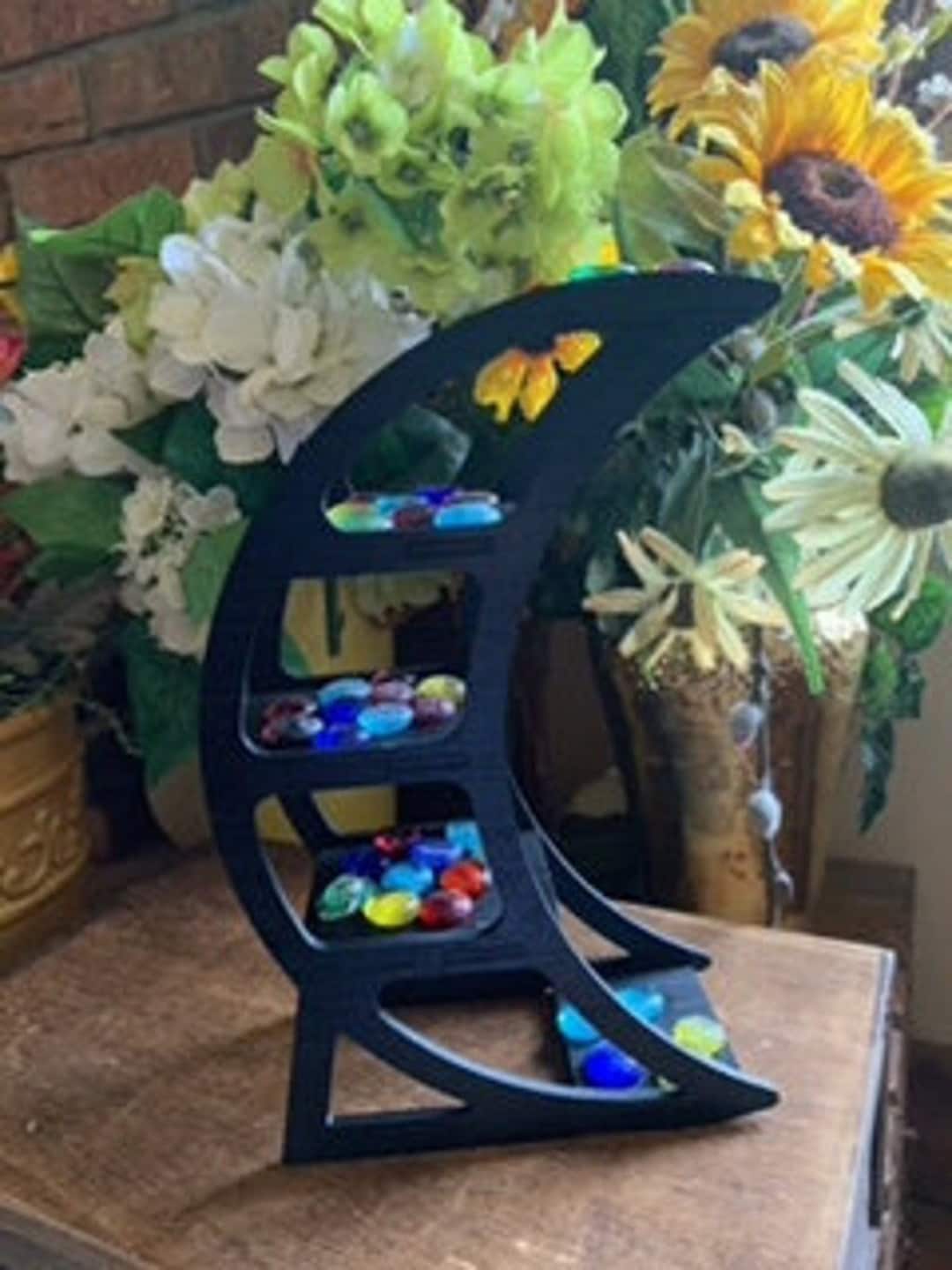 Moon Shelf Floating Shelf Crystal Shelf Crystal Display Stand - Etsy