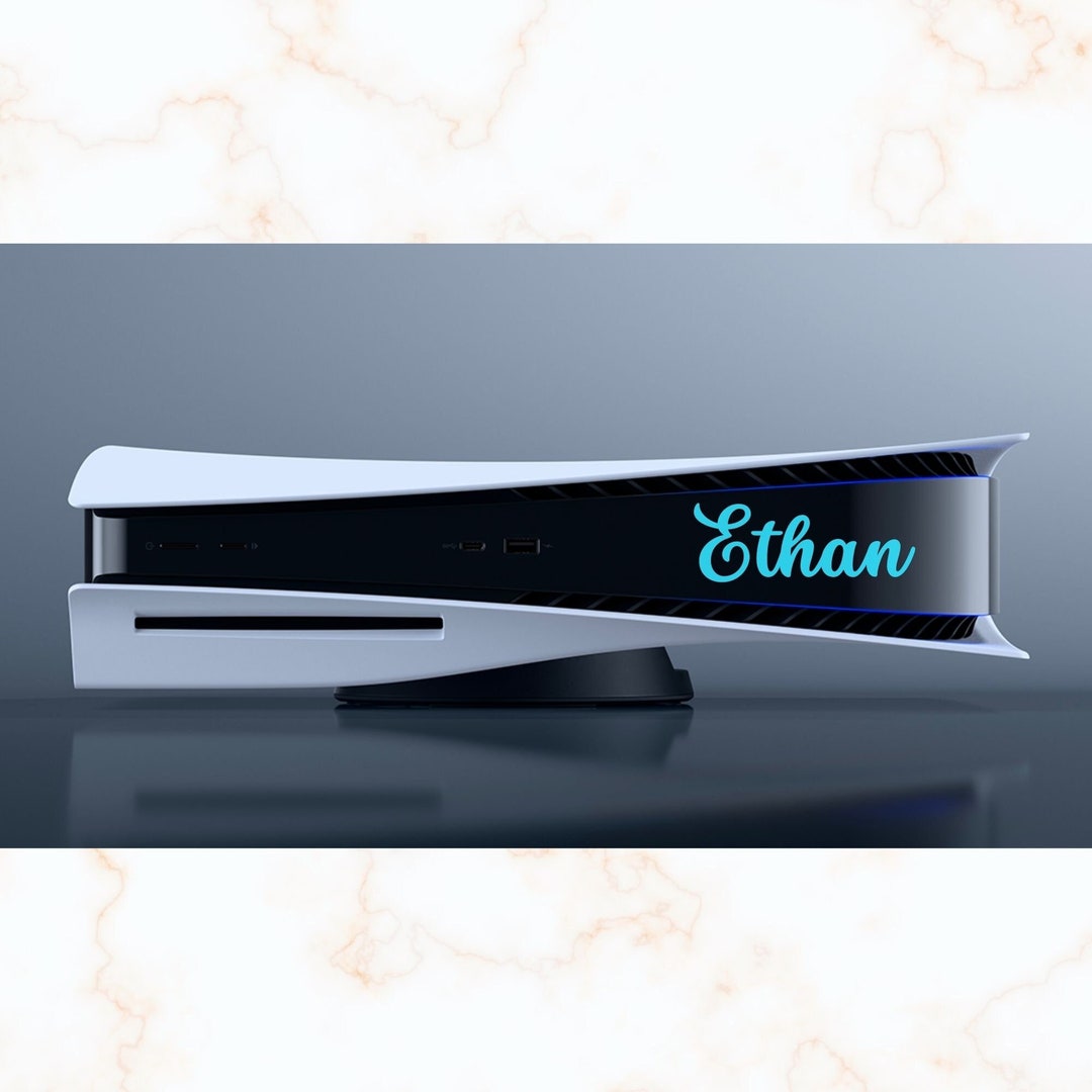Personalised Playstation PS5 Console Vinyl Controller Sticker Decal ...