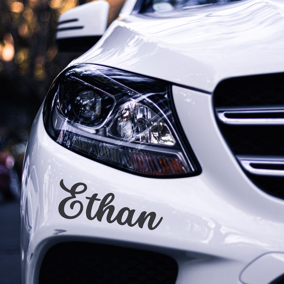 Custom Car Stickers | Personalised Name Vinyl Decals | Custom Car Decal ...