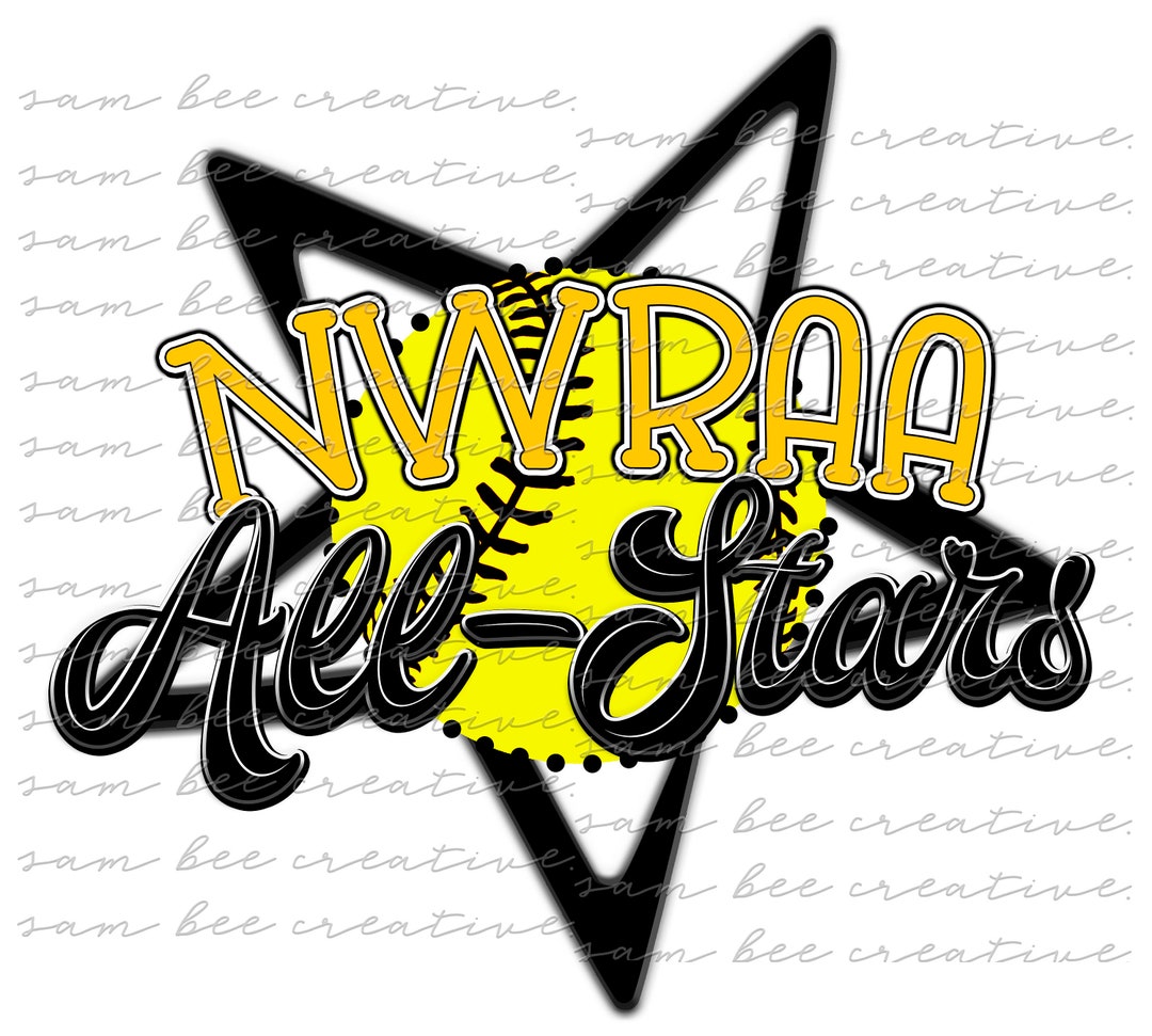 NWRAA All-stars Softball Digital Design / Team Spirit Game Day ...