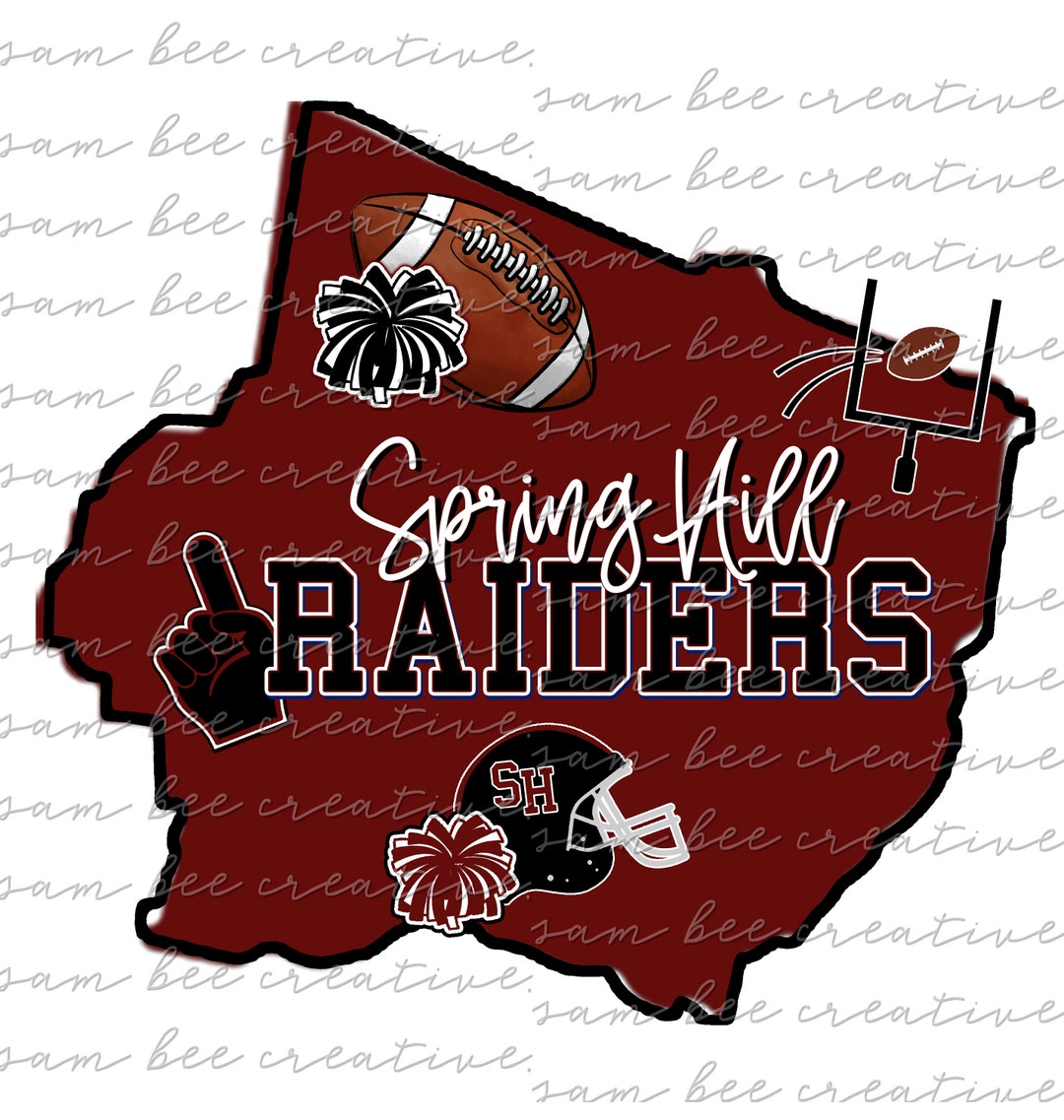 Spring Hill Raiders Maury County Tennessee TN Football Cheer State ...