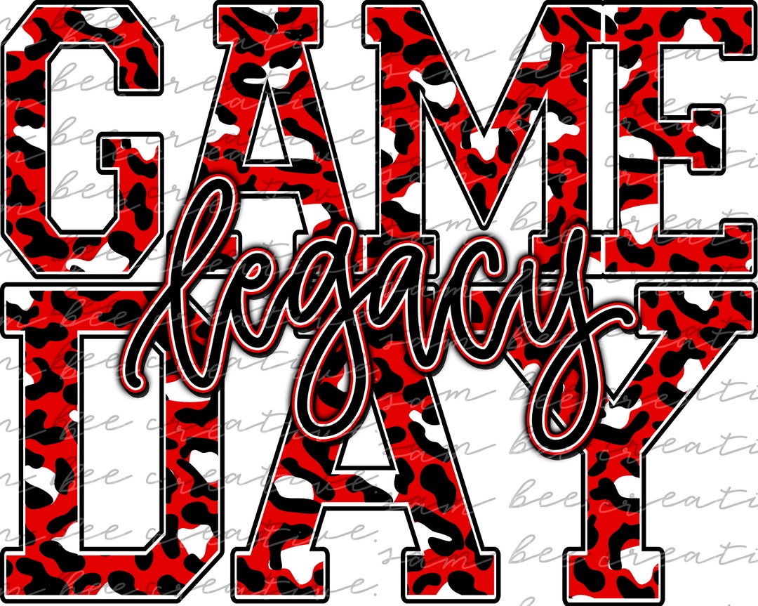 Legacy Game Day Digital Design / Baseball Softball Football Leopard ...