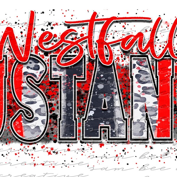 Westfall Mustangs Png - Etsy