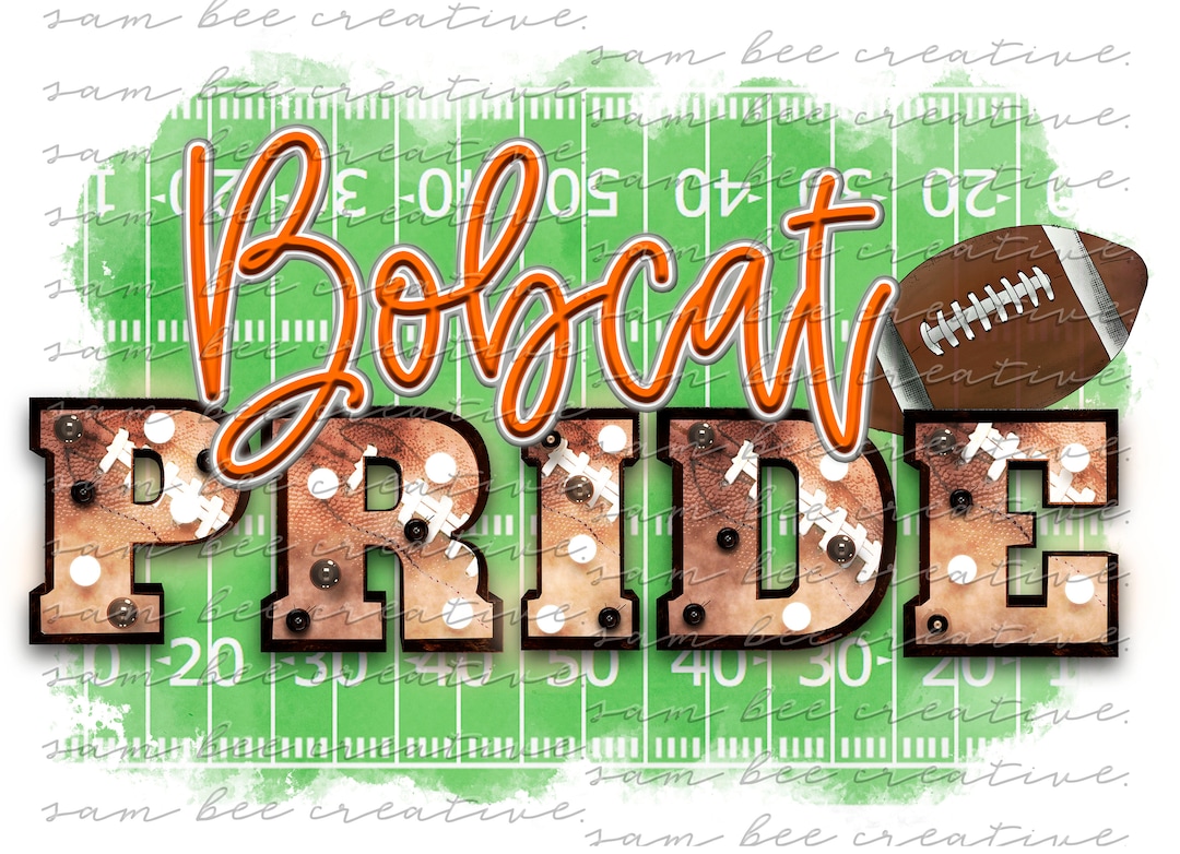 Bobcat Pride Game Day Digital Design / Sublimation Png File / Instant ...