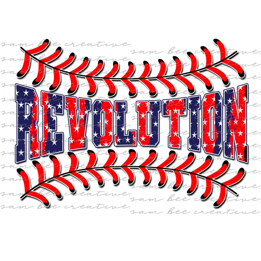 Revolution Patriotic Digital Design / Softball Baseball Game Day ...