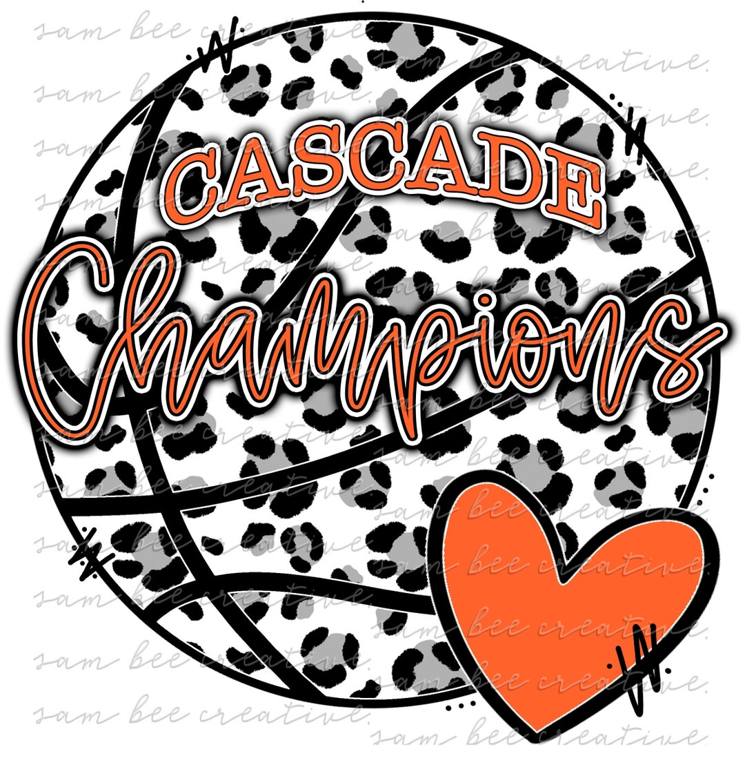 Cascade Champions Leopard Basketball Digital Design / Cheetah Game Day ...
