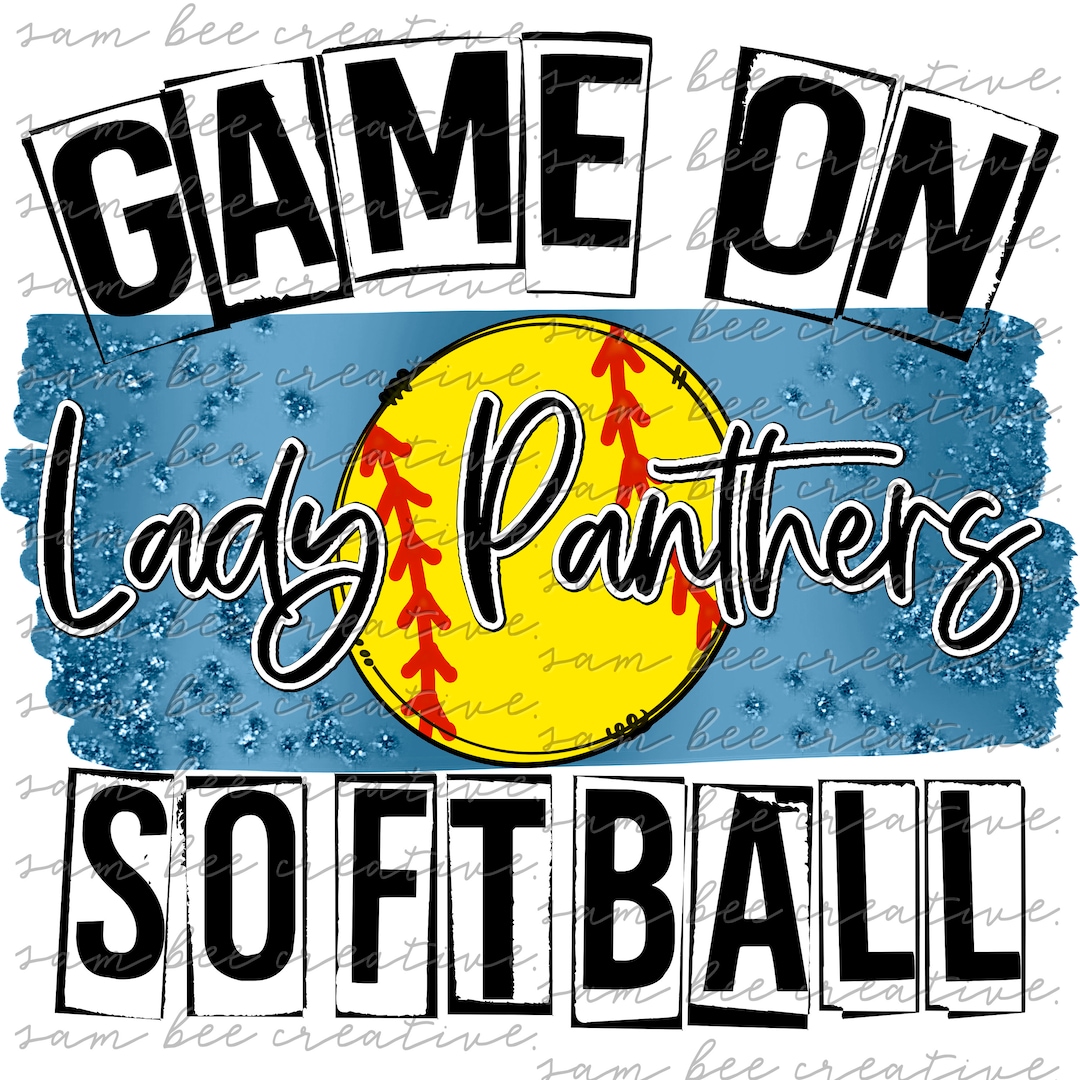 Lady Panthers Softball Game on Digital Design / Baseball Softball ...