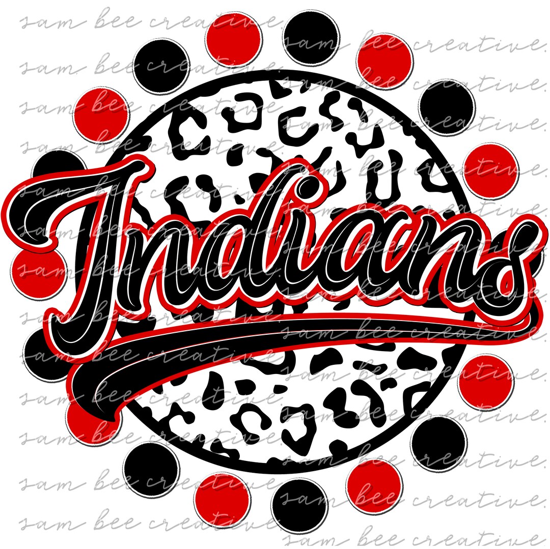 School Spirit Leopard Round Game Day Digital Design/ Sublimation Png ...