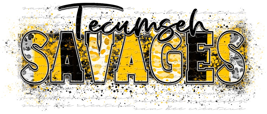 Savage Leopard Game Day Digital Design / Black Metallic Gold Cheetah ...