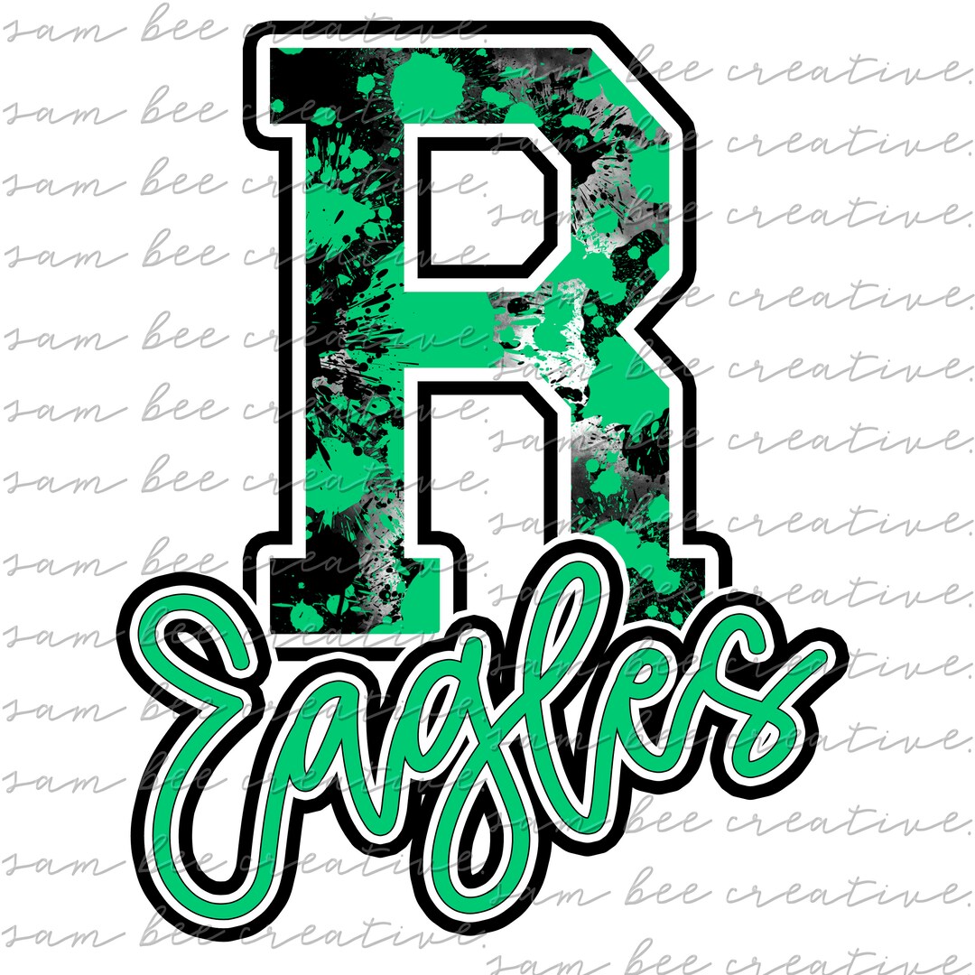 Eagles Paint Splatter Digital Design / School Spirit Game Day Baseball ...