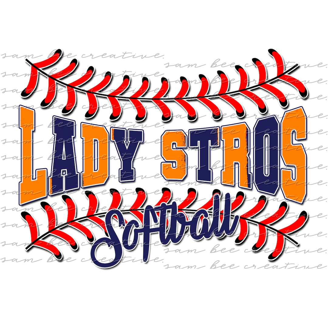 Lady Stros Softball Digital Design / Softball Baseball Game Day ...