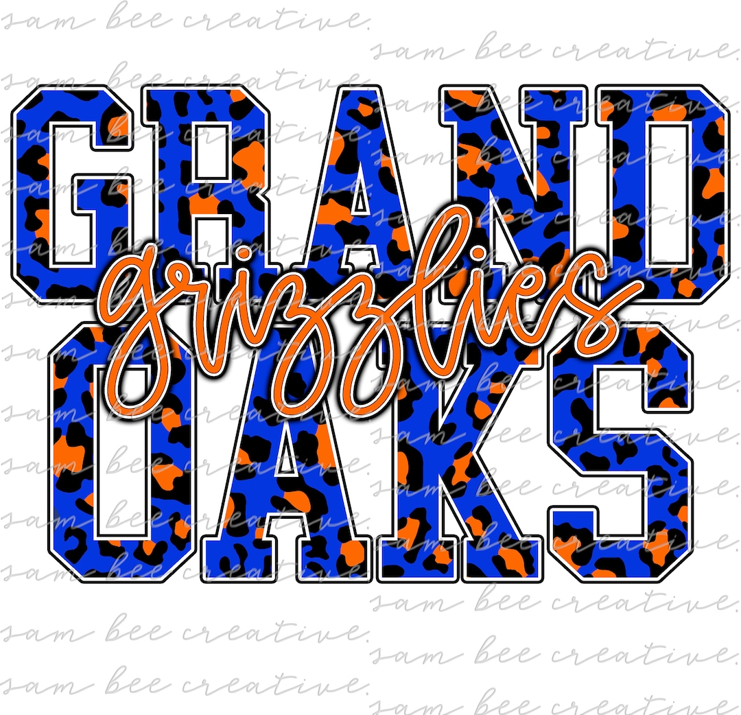 Grand Oaks Grizzlies Game Day Digital Design / School Team Spirit ...