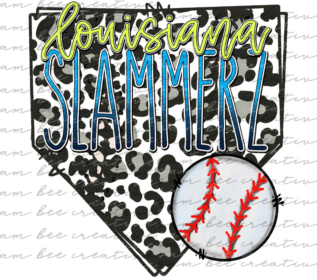 Louisiana Slammerz Baseball Home Plate Digital Design / Baseball ...