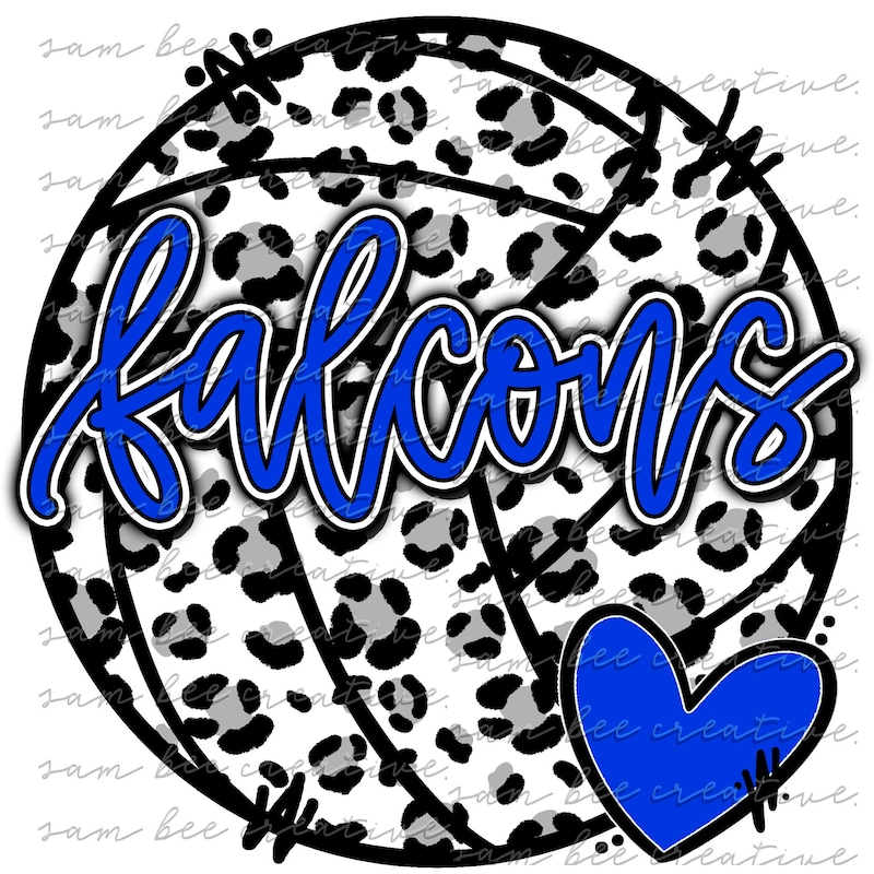 Falcon Volleyball Svg - Etsy