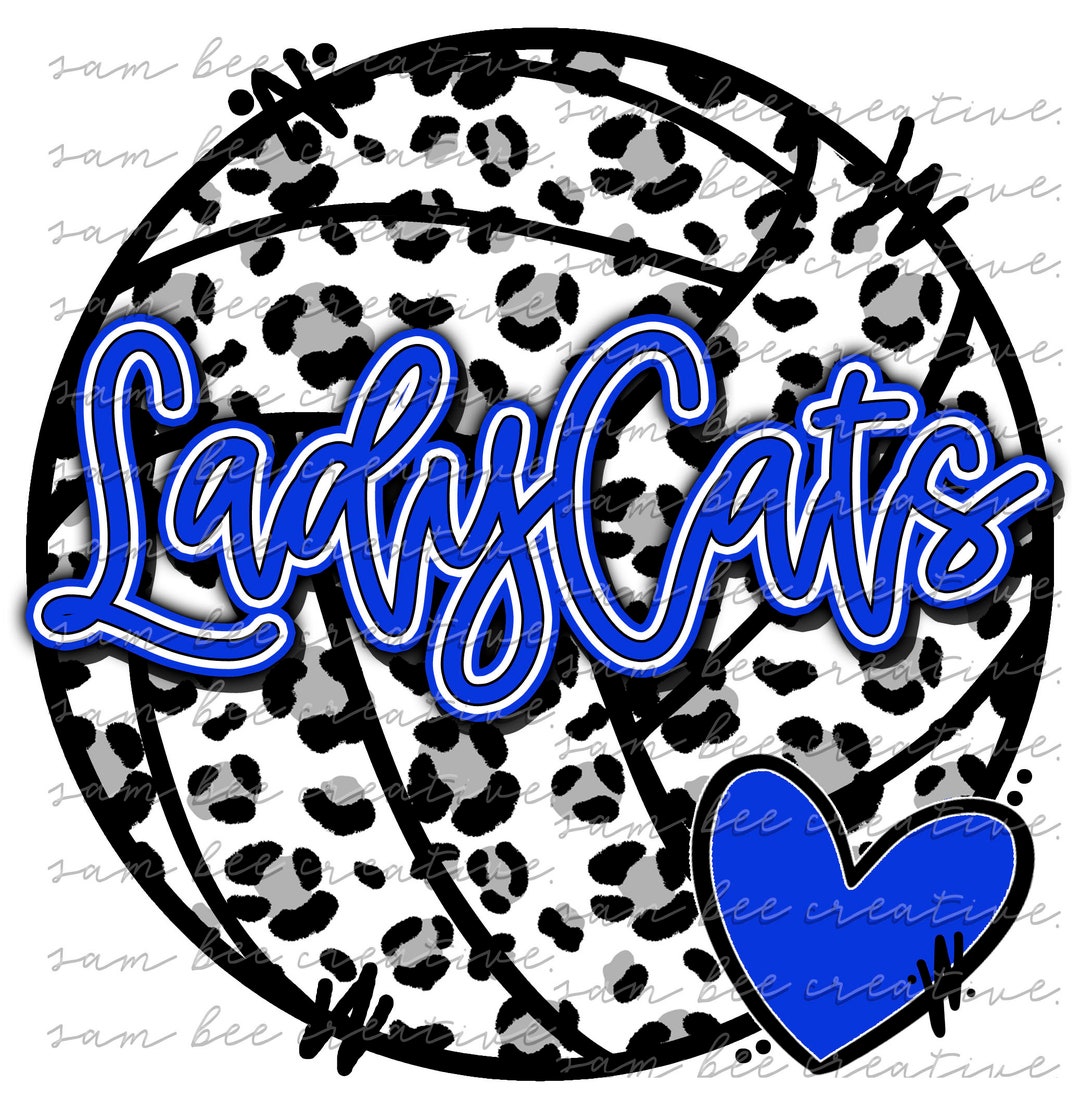 Ladycats Game Day Digital Design / Leopard Football Basketball ...