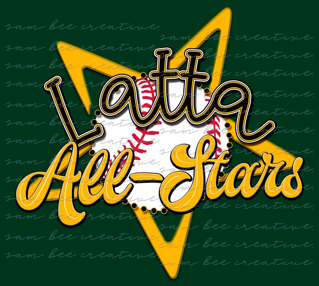 Latta All Stars Baseball Digital Design / Game Day Design / Sublimation ...