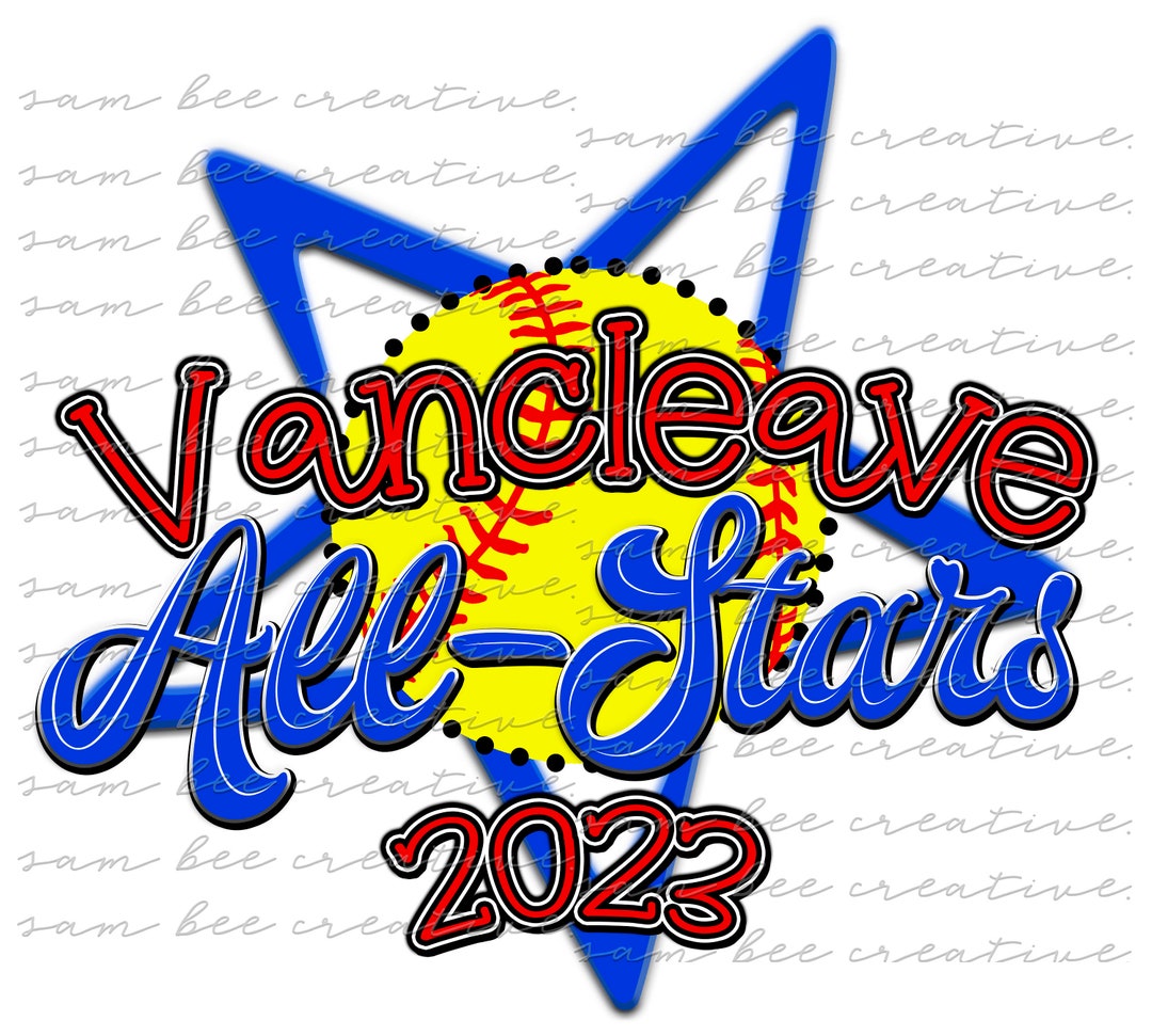 Vancleave All Stars Softball 2 PACK Digital Design / Game Day ...