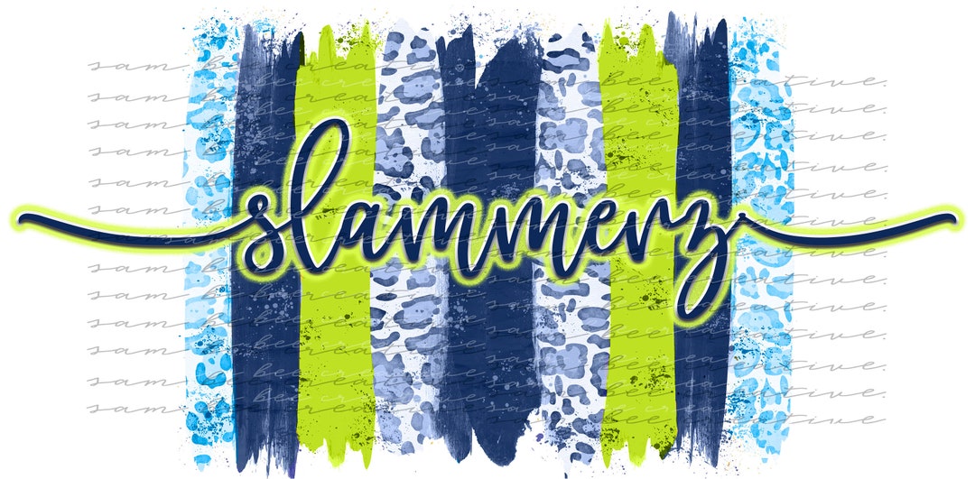 Slammerz Leopard Brush Stroke Digital Design / Baseball Softball ...