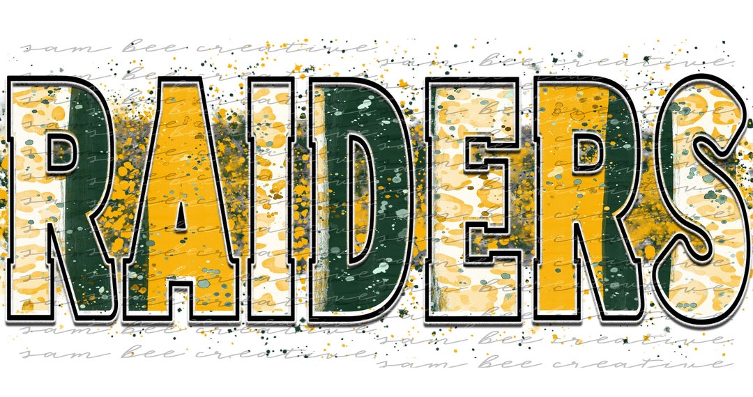 Raiders Leopard Brush Stroke Digital Design / Raiders Football Design ...