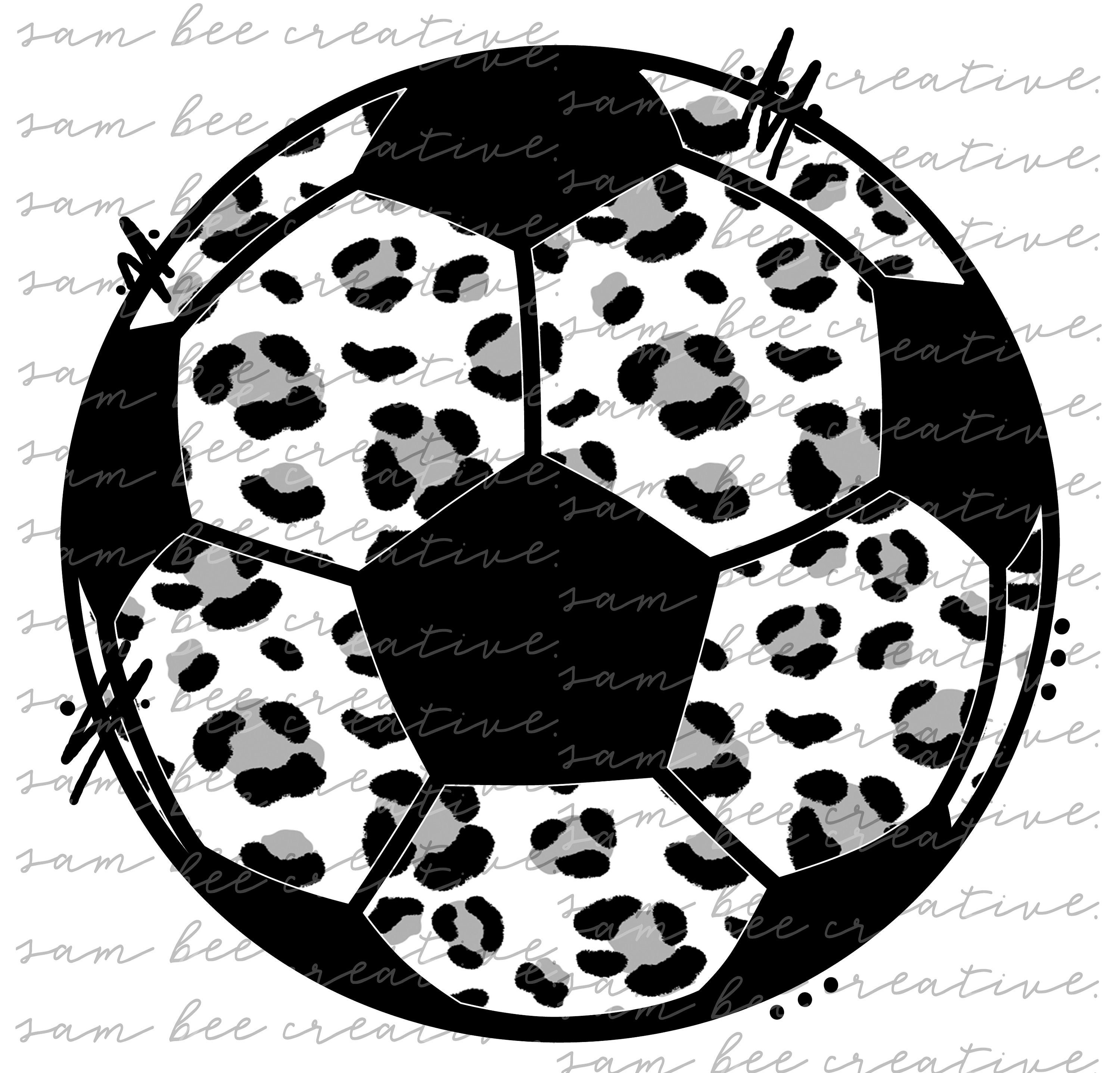 Blank Leopard Soccer Digital Design / Add Your Team / Team - Etsy