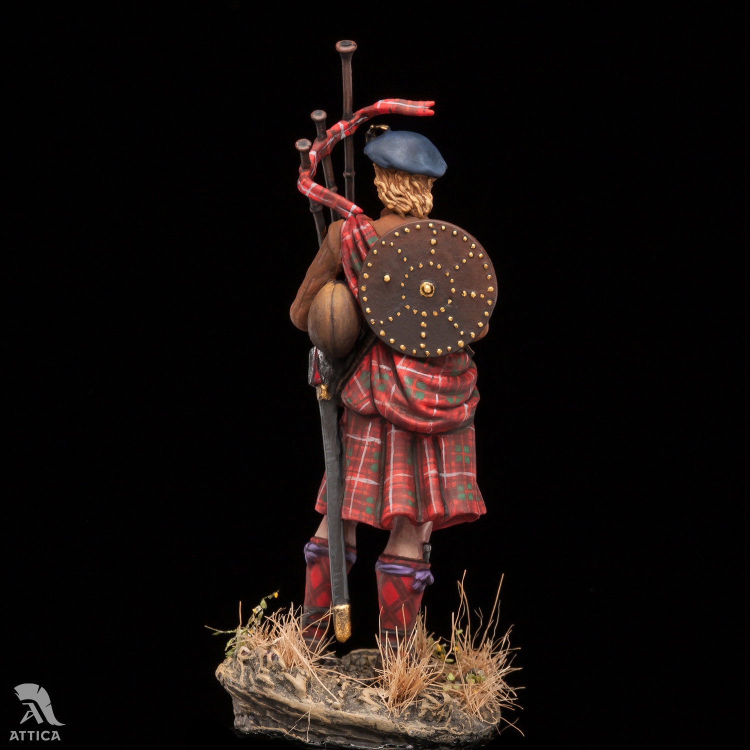 Scottish Piper, 1690, Painted Toy Soldier Miniature 54mm 1:32 Figure ...