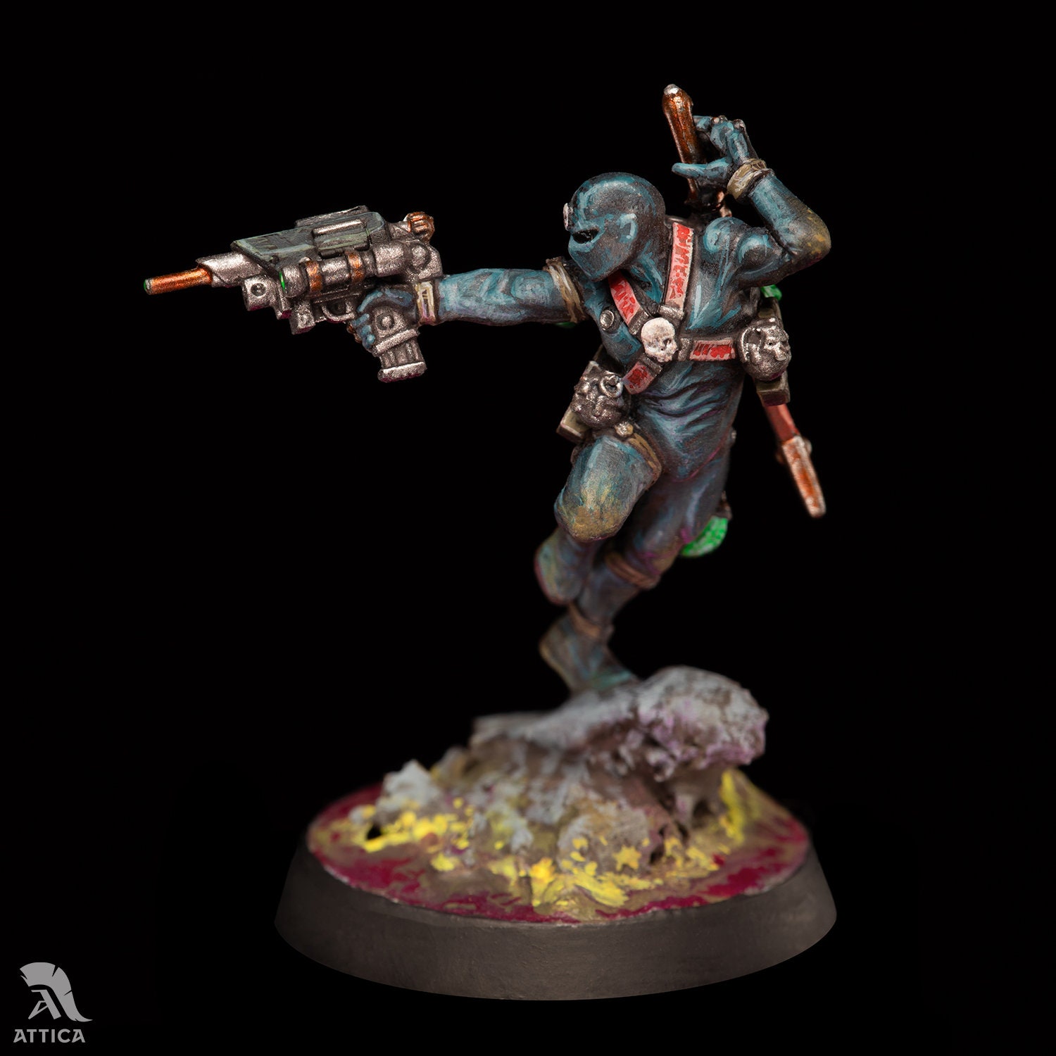 Clade Adamus Assassin Painted Figure Horus Heresy Art Level - Etsy