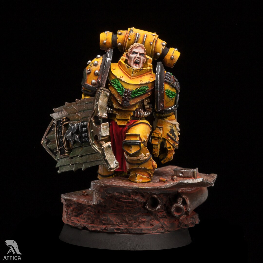 Alexis Polux 405th Captain of the Imperial Fists Painted Figure Horus ...