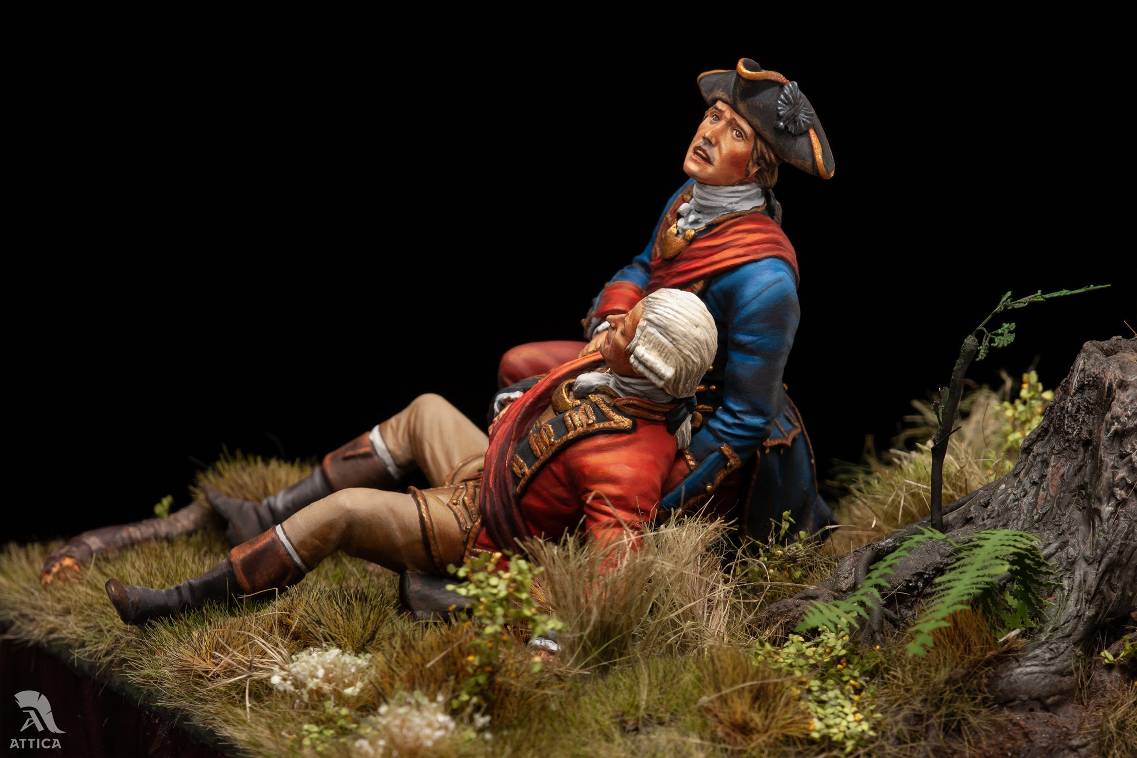 General Braddock and George Washington Battle of Monongahela - Etsy