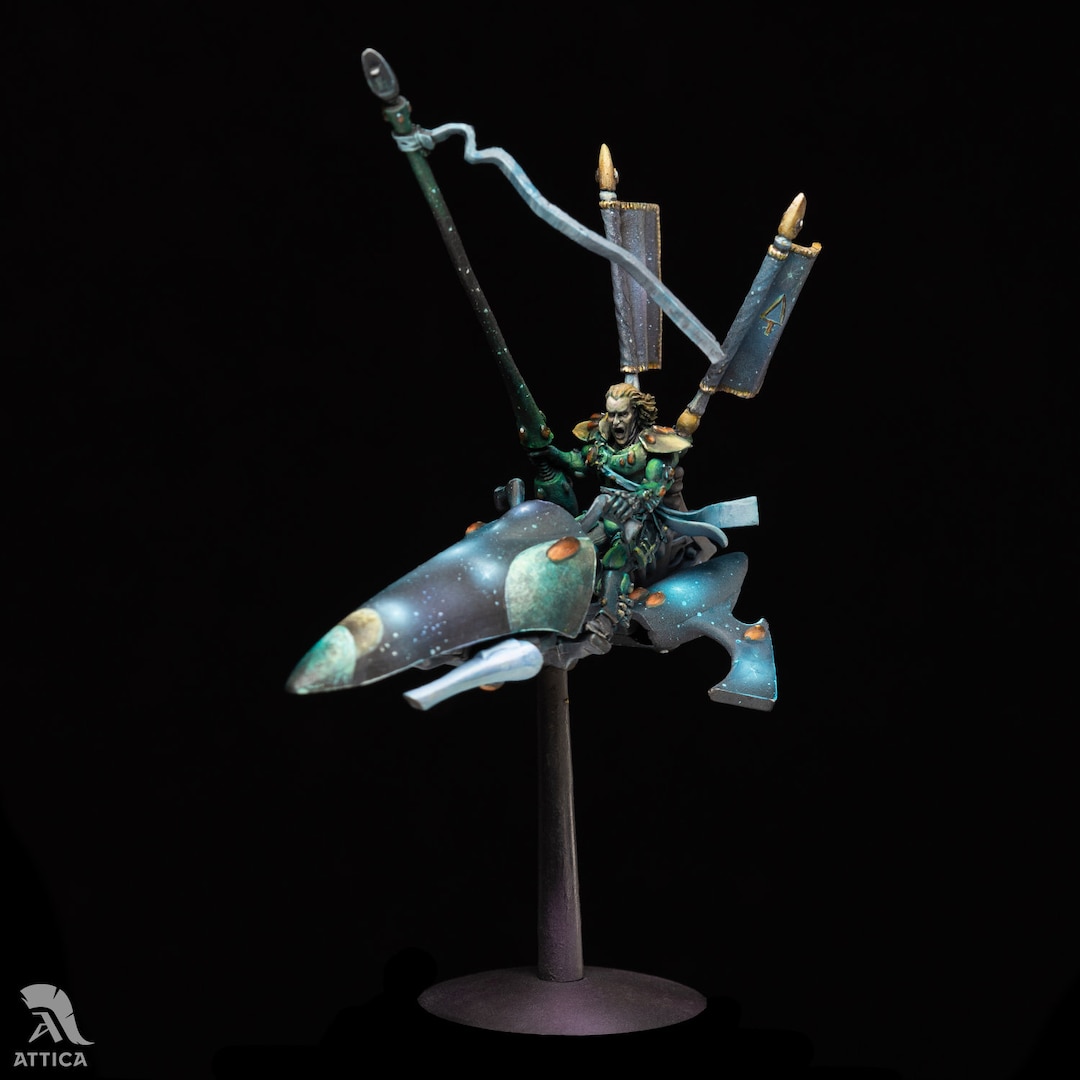 Autarch Skyrunner Painted Figure Warhammer 40k Art Level - Etsy