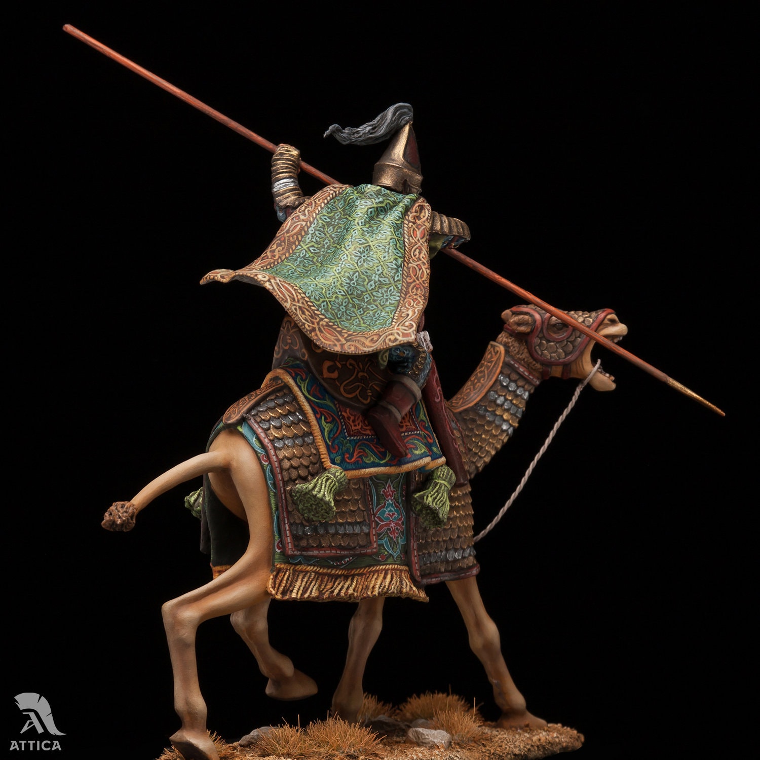 Parthian Cataphract on a Camel Painted Toy Soldier Miniature 54mm 1:32 ...