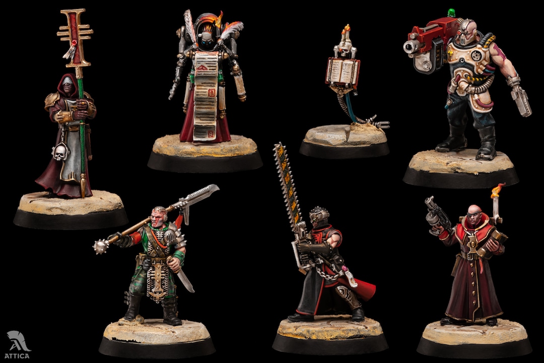 Inquisitorial Agents Kill Team Painted Figure Warhammer 40k Art Level ...