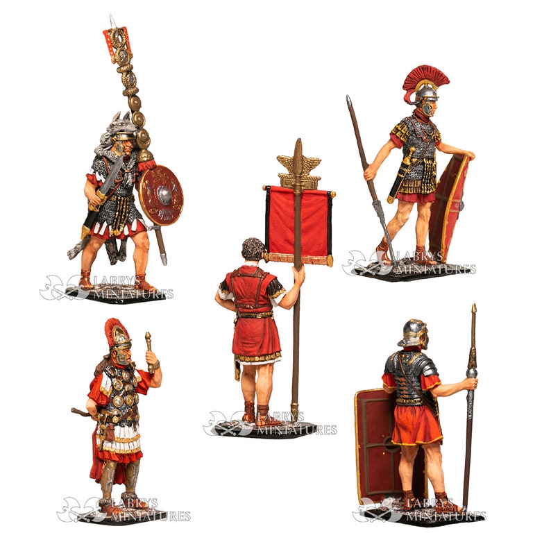 Roman Legion 1-2 Century A.D. Painted Tin Toy Soldier Miniature 54mm ...