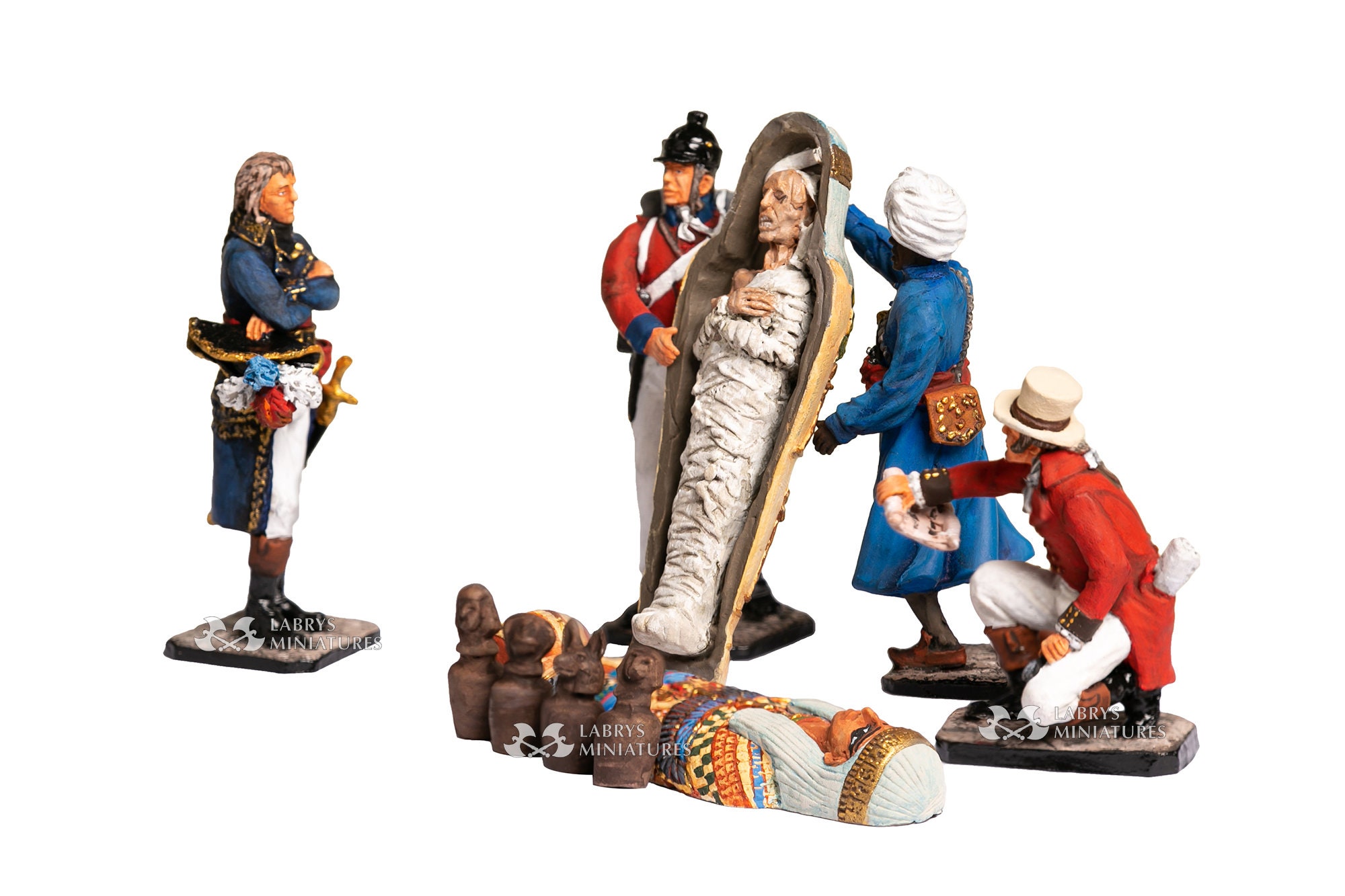 Napoleon Bonaparte in Egypt Painted Tin Toy Soldier Miniature 54mm ...